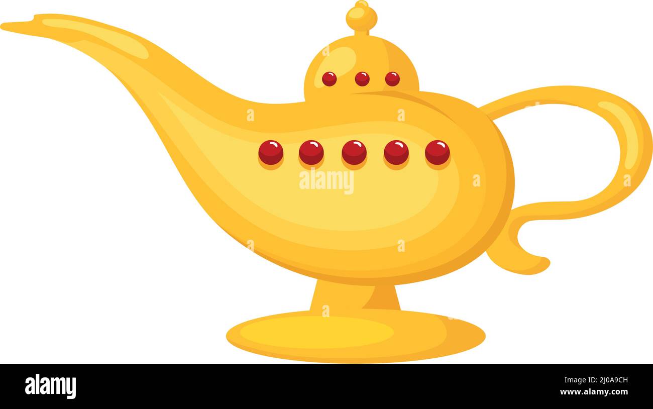 golden magic lamp Stock Vector Image & Art - Alamy