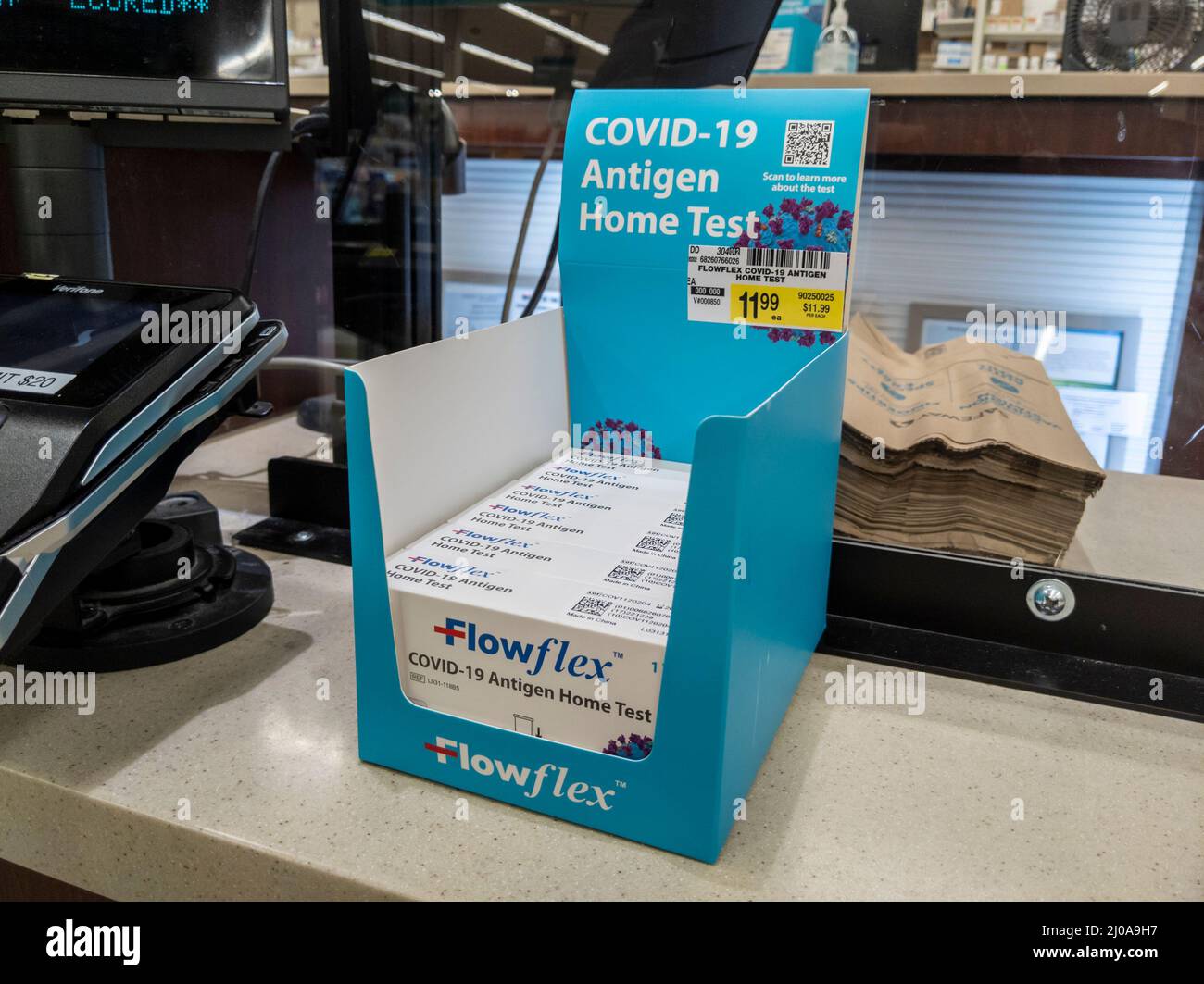 Woodinville, WA USA - circa February 2022: View of Flow Flex brand ...