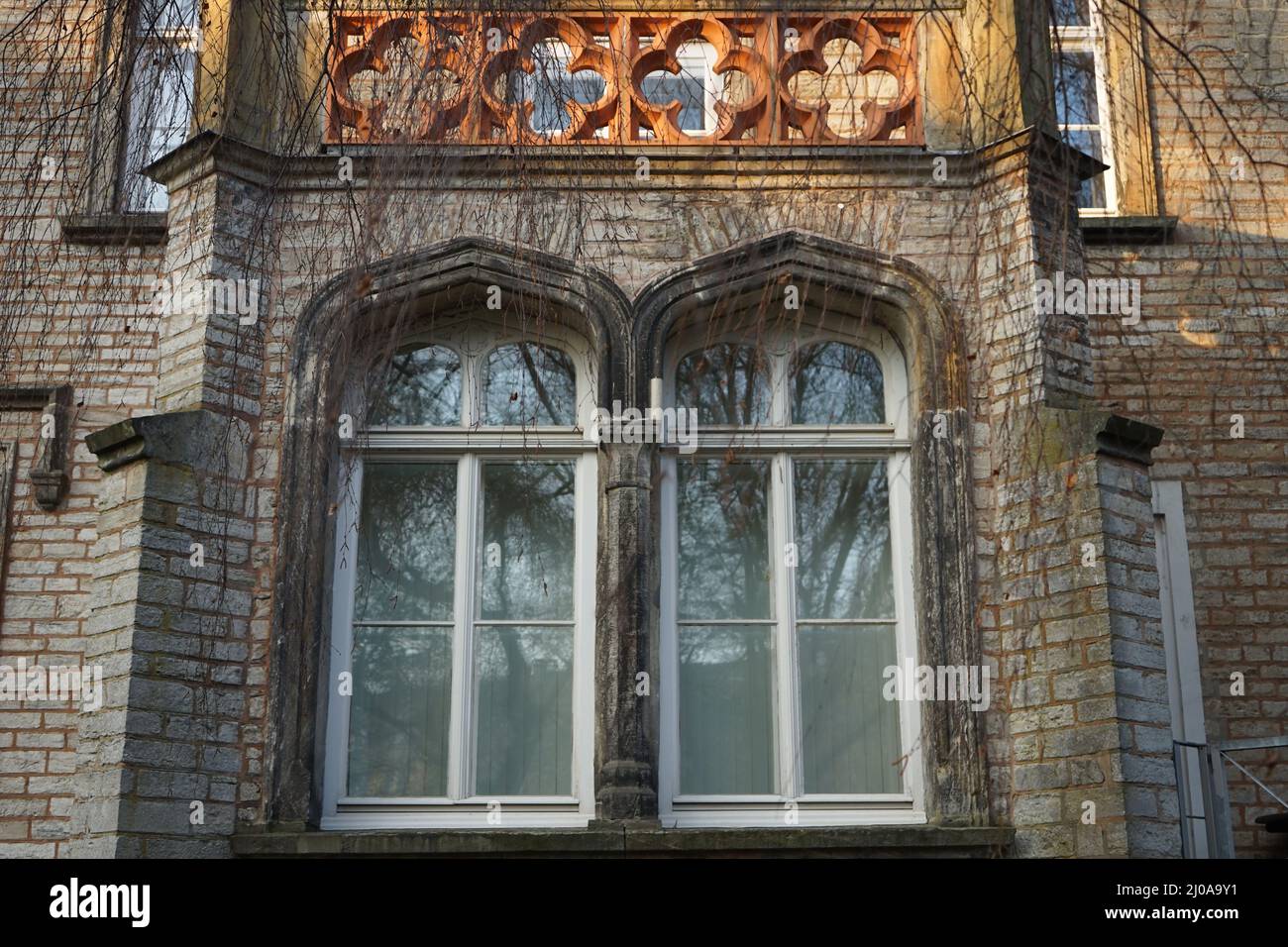 Antique residential building exterior Stock Photo - Alamy