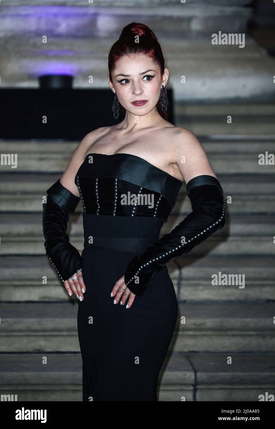 Sofia Asir attends the UK premiere of the new Disney Plus Marvel Series "Moon Knight" at the ...