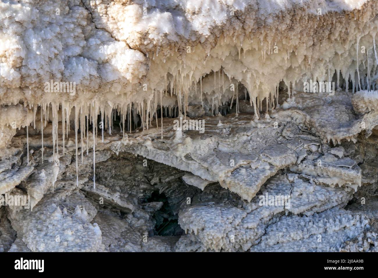 Israel dead sea salt deposits hi-res stock photography and images - Alamy