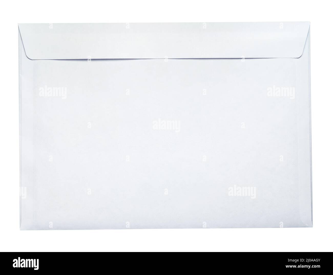 White envelope C4 isolated background. top view Stock Photo - Alamy