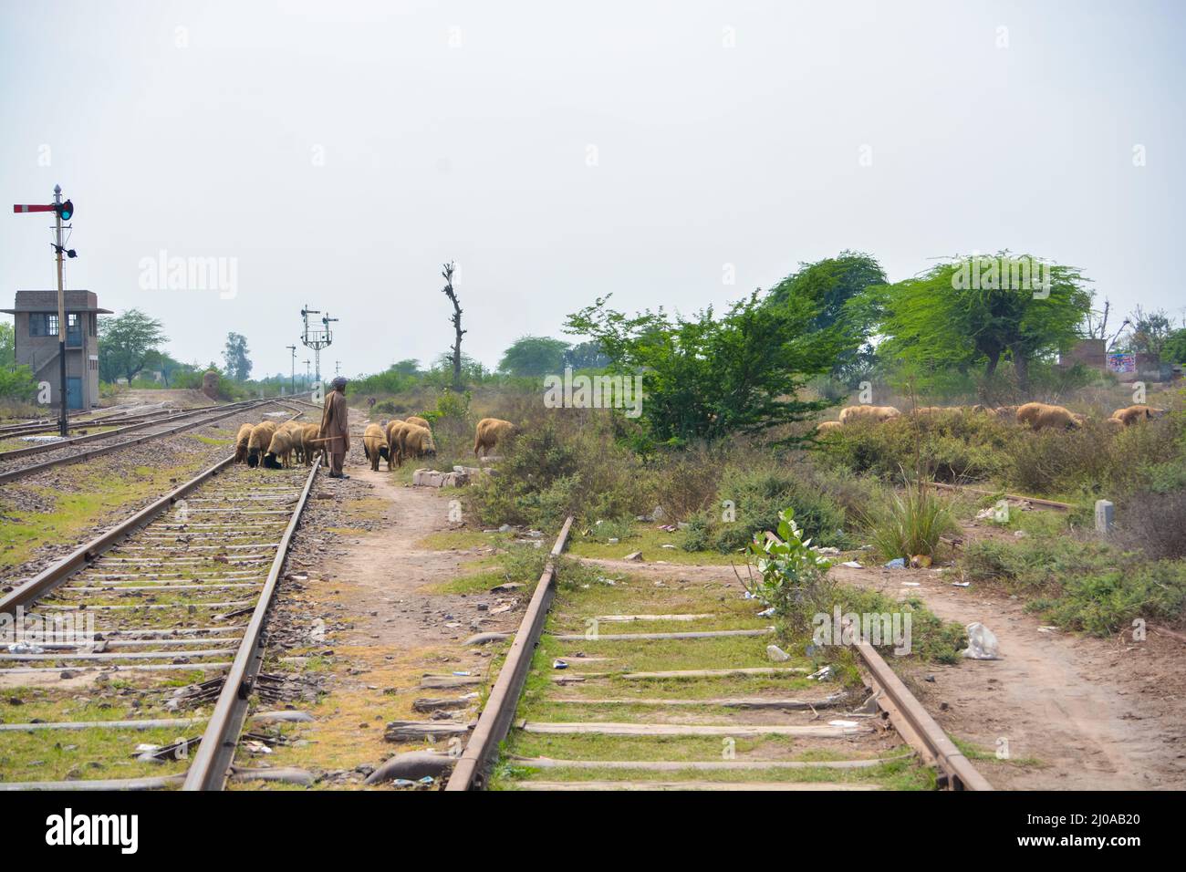 Abounded railway track of British colonial era in the Sub=continent now ...