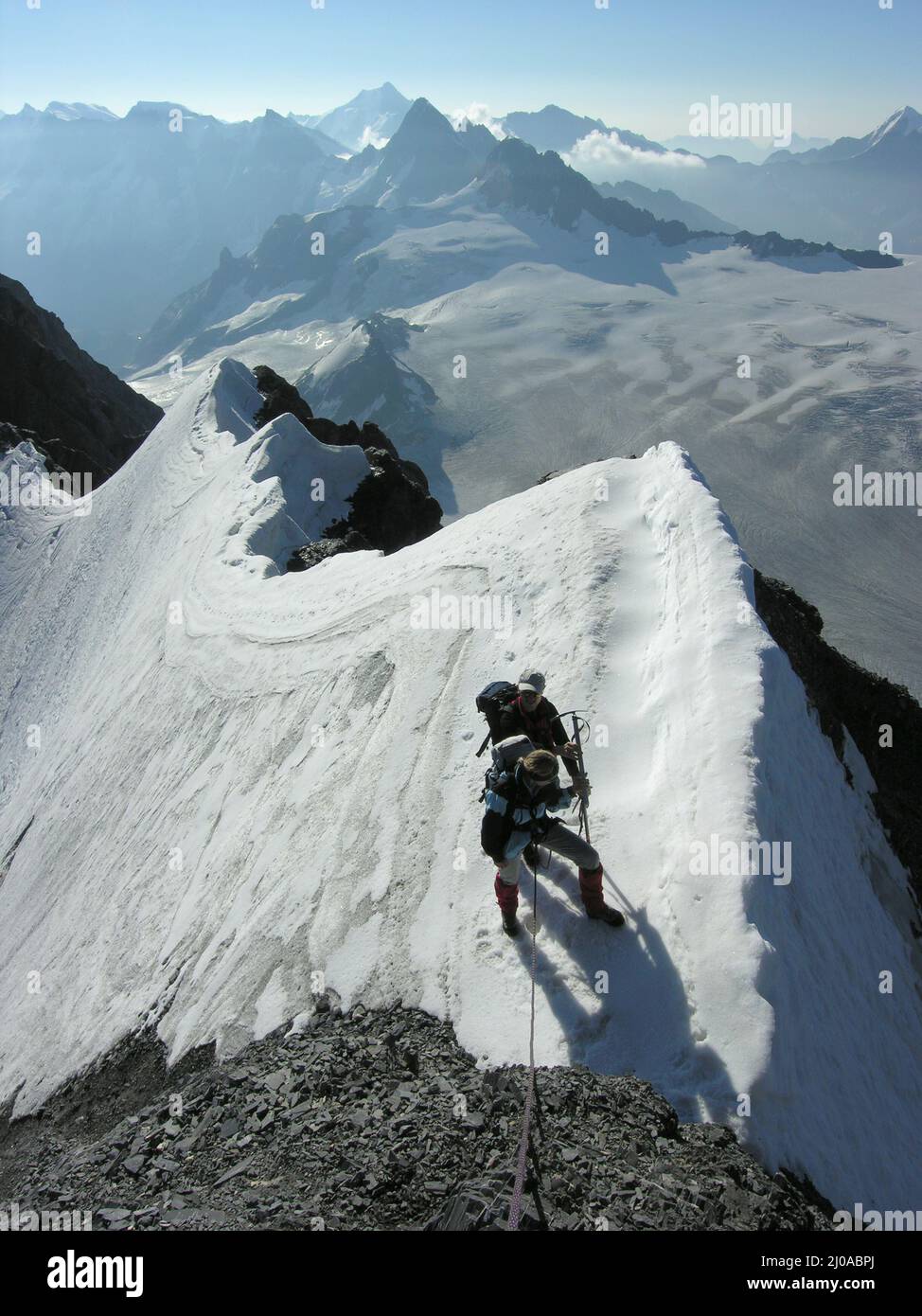 Doldenhorn Gallet ridge Stock Photo - Alamy