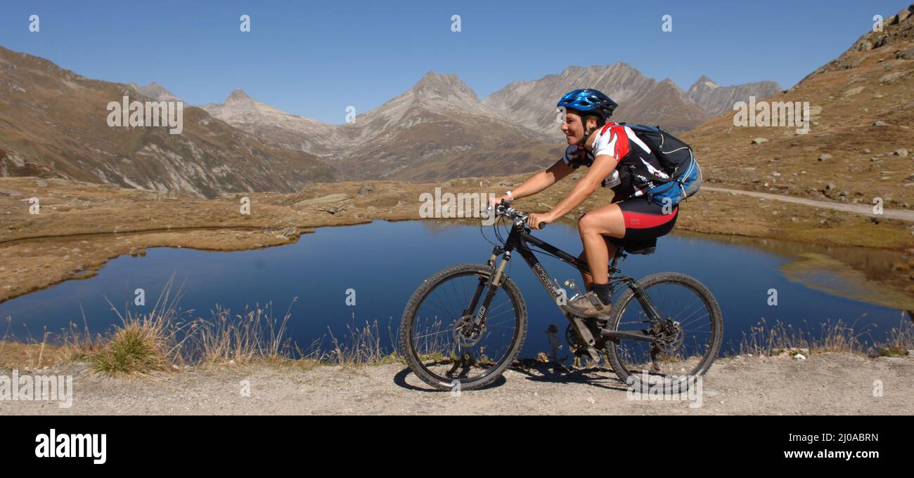 Bike tour in autumn Stock Photo - Alamy