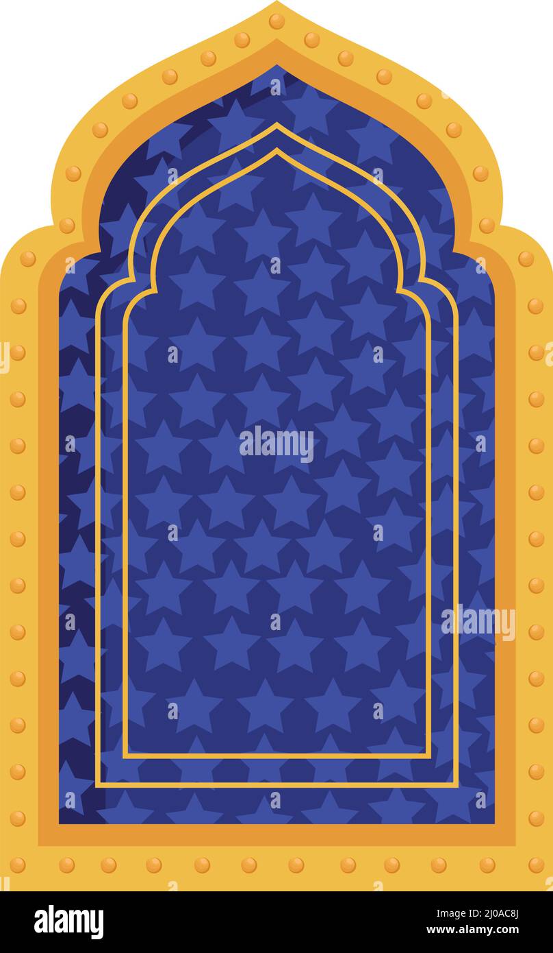 arabic window frame Stock Vector Image & Art - Alamy