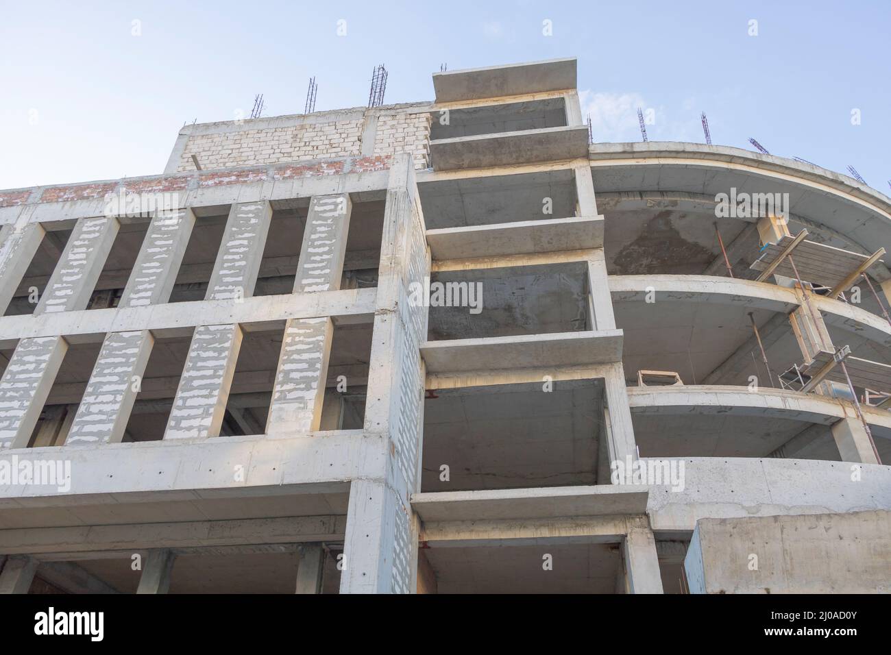 A building under construction - the future apartments Stock Photo - Alamy