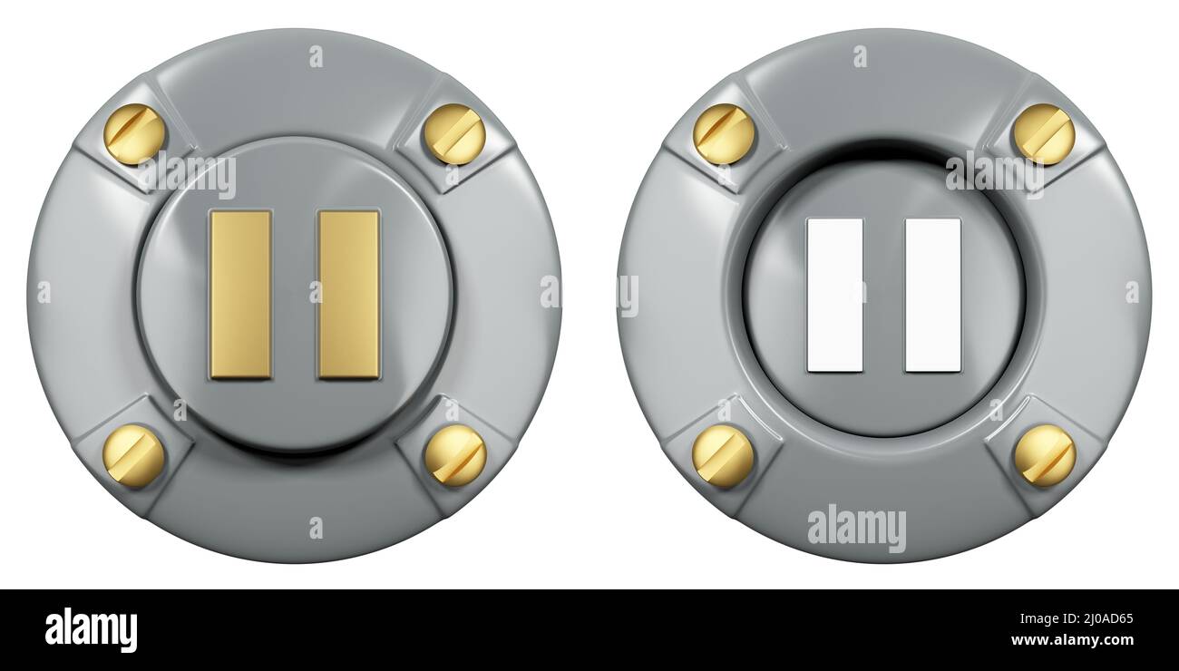 Push media image Cut Out Stock Images & Pictures - Alamy