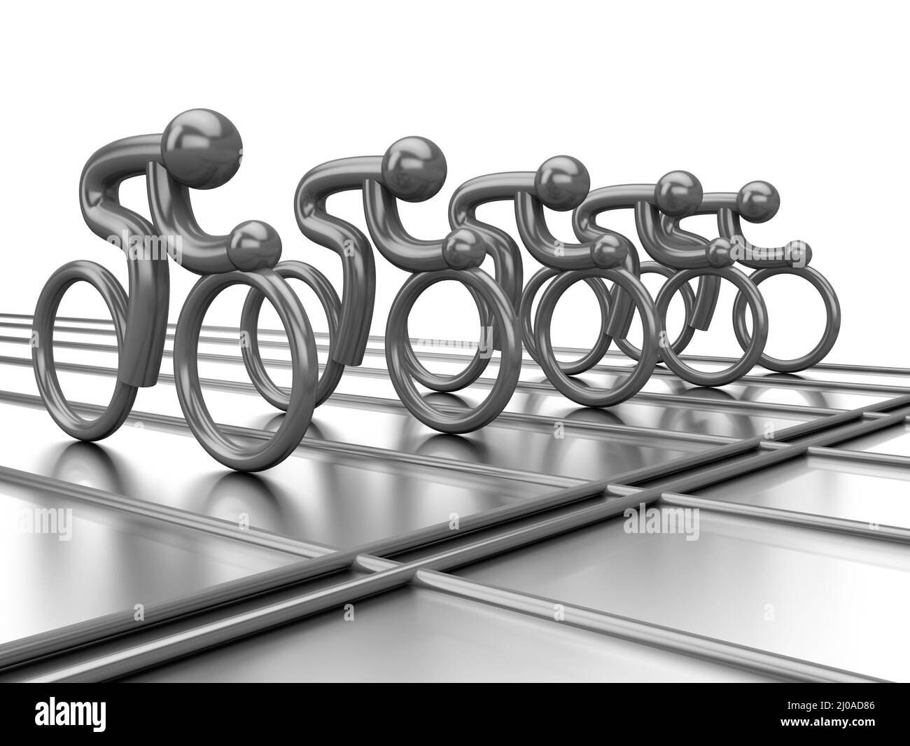 Cycling group icon Black and White Stock Photos & Images - Alamy