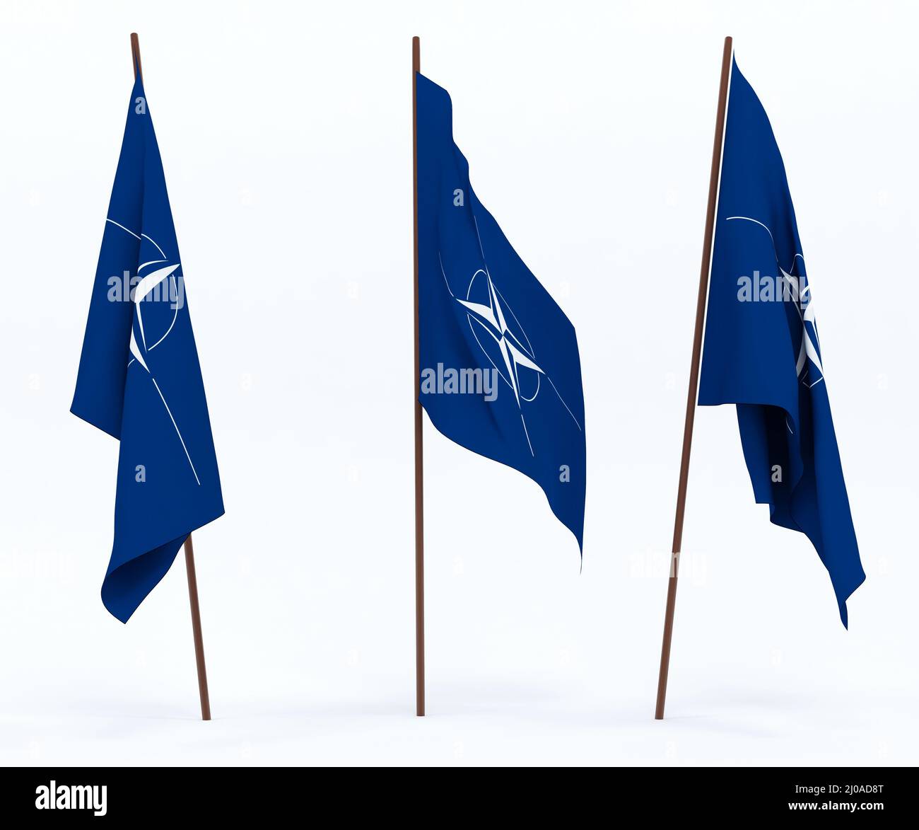Flag of NATO Stock Photo - Alamy