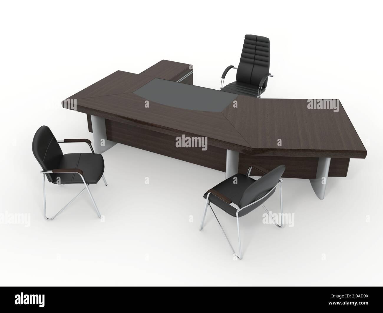 The office director's furniture complete set Stock Photo - Alamy