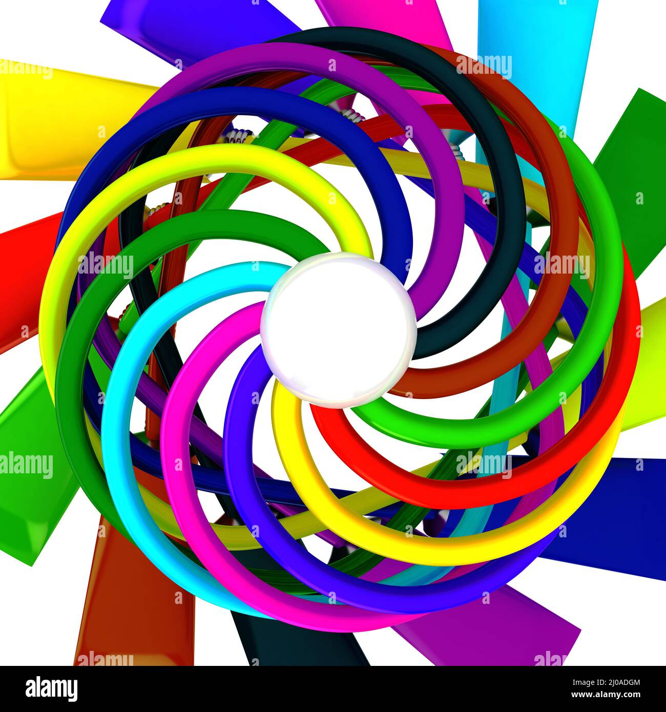 Spiral from paint Stock Photo - Alamy
