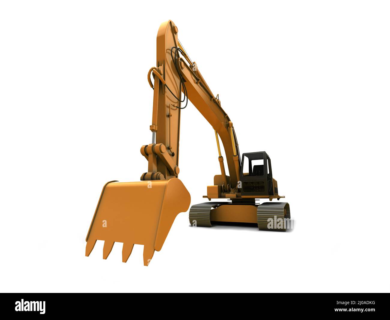 Digger truck Cut Out Stock Images & Pictures - Alamy