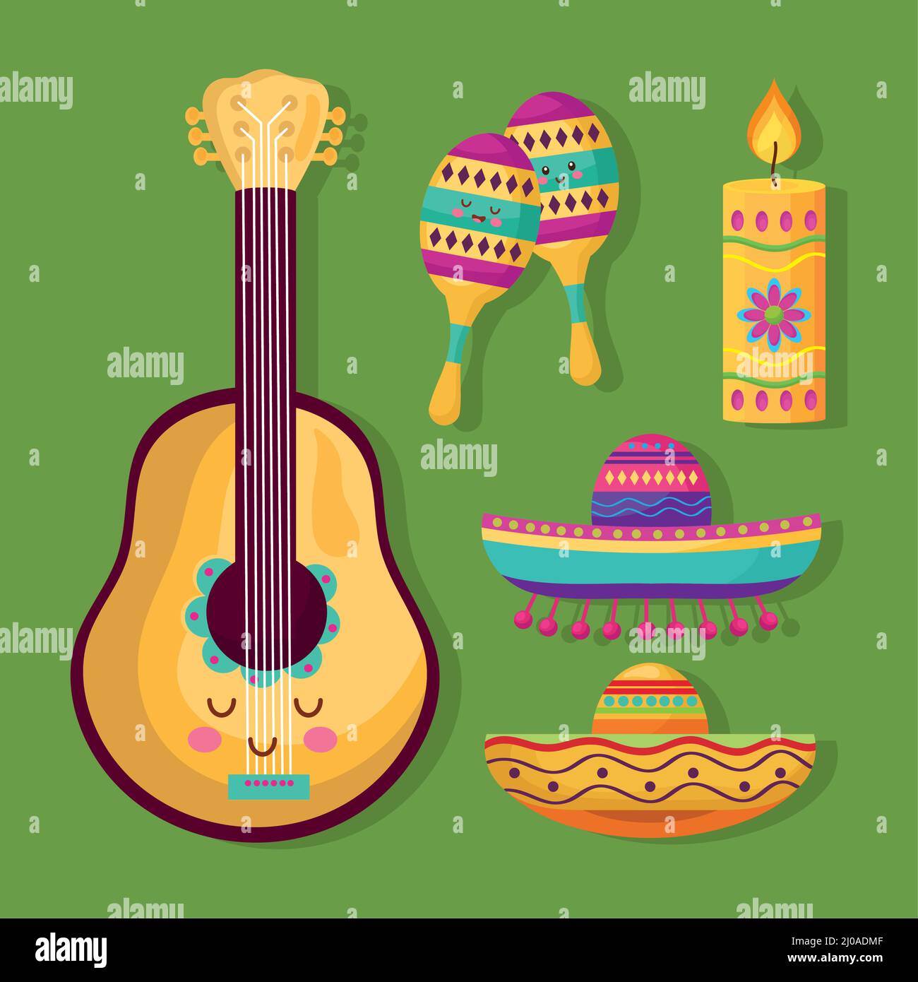 five cinco de mayo icons Stock Vector Image & Art - Alamy