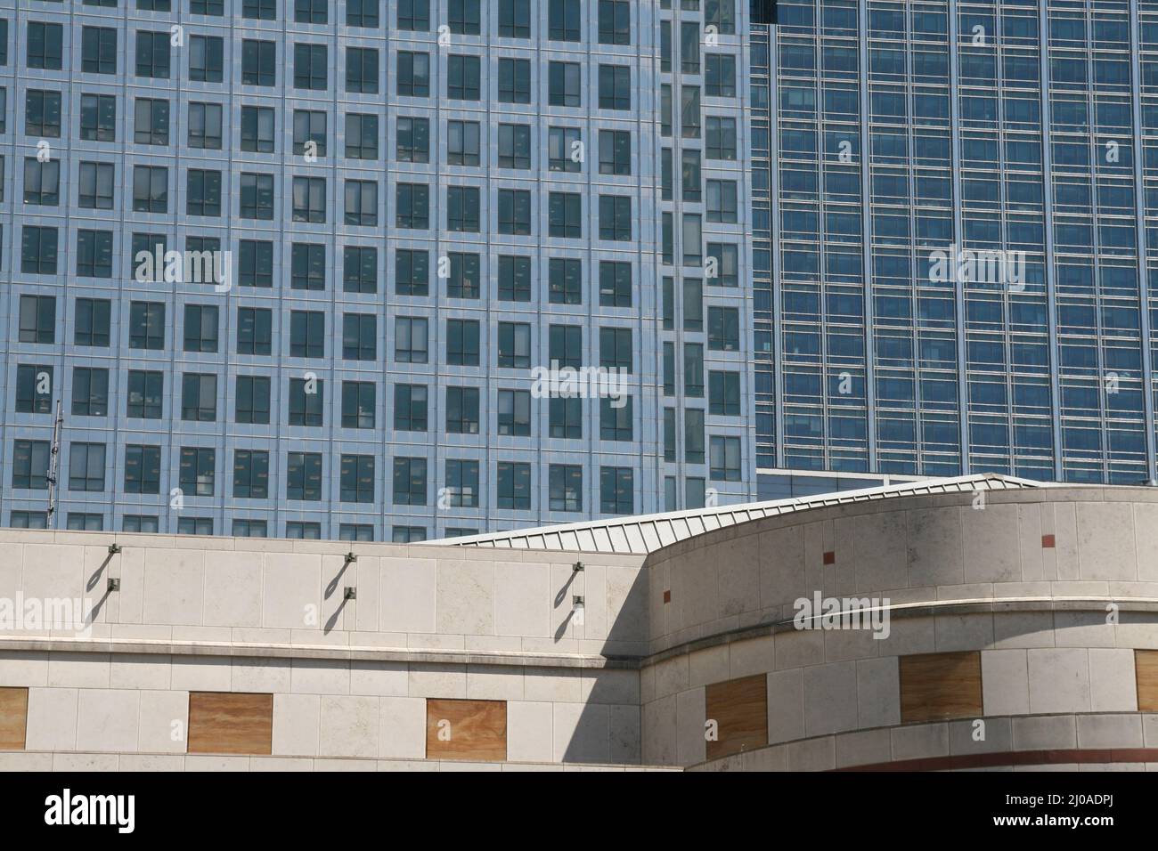 Modern high-rise building with glass windows in London Stock Photo - Alamy