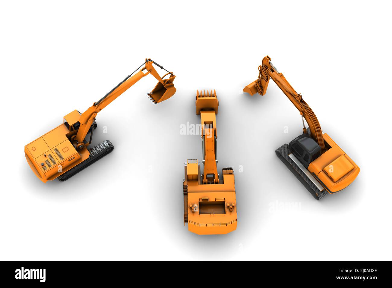 Big digger Cut Out Stock Images & Pictures - Alamy