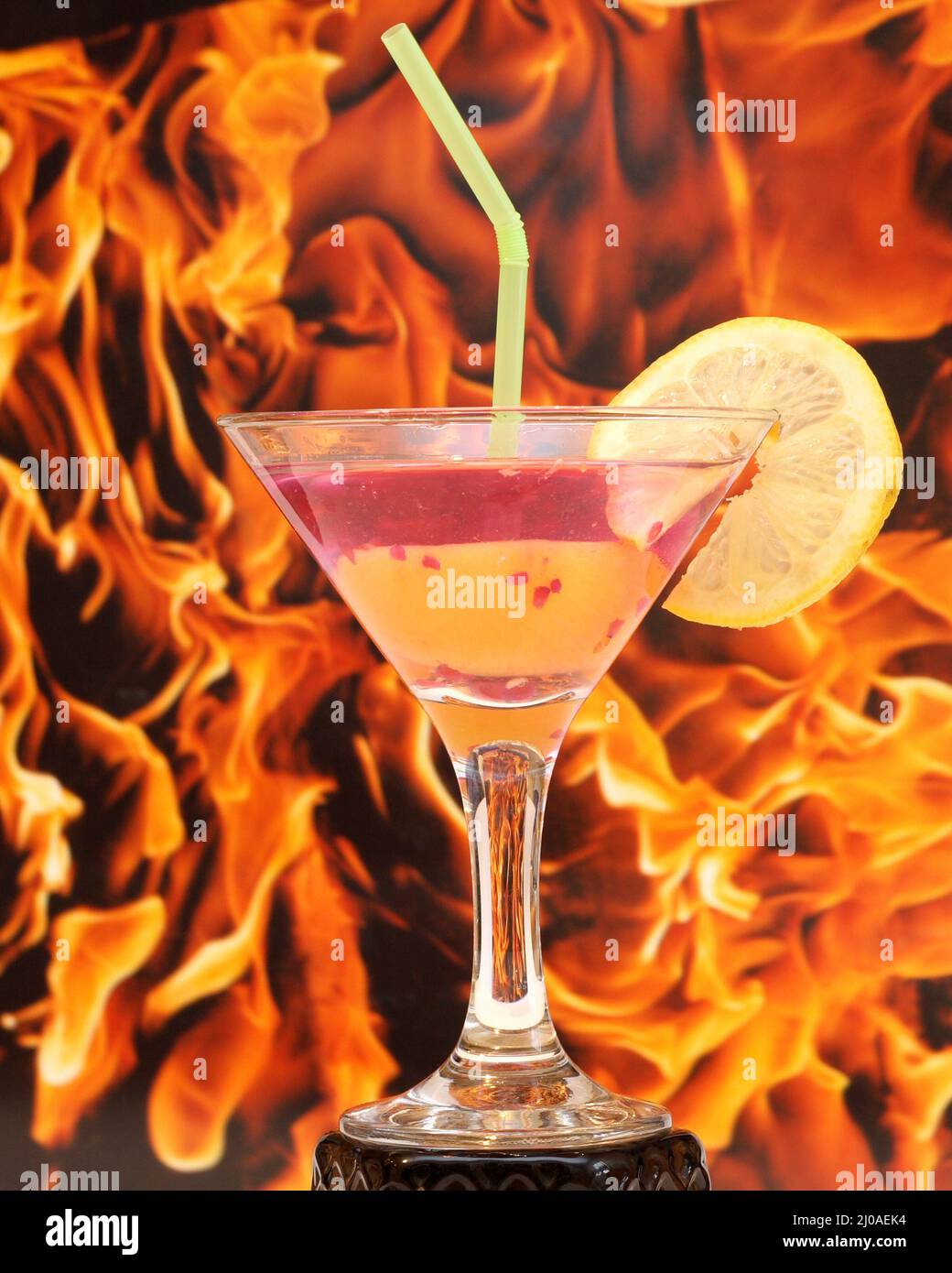 Martini red yellow hi-res stock photography and images - Alamy