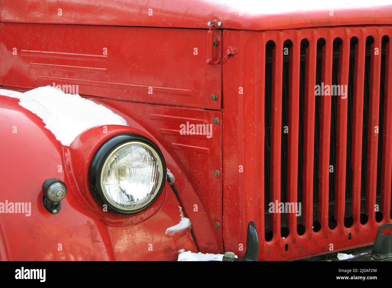Red old car Stock Photo - Alamy