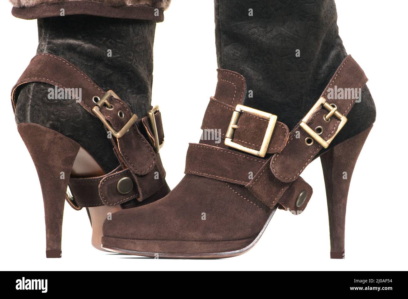 Beautiful female boots Stock Photo - Alamy