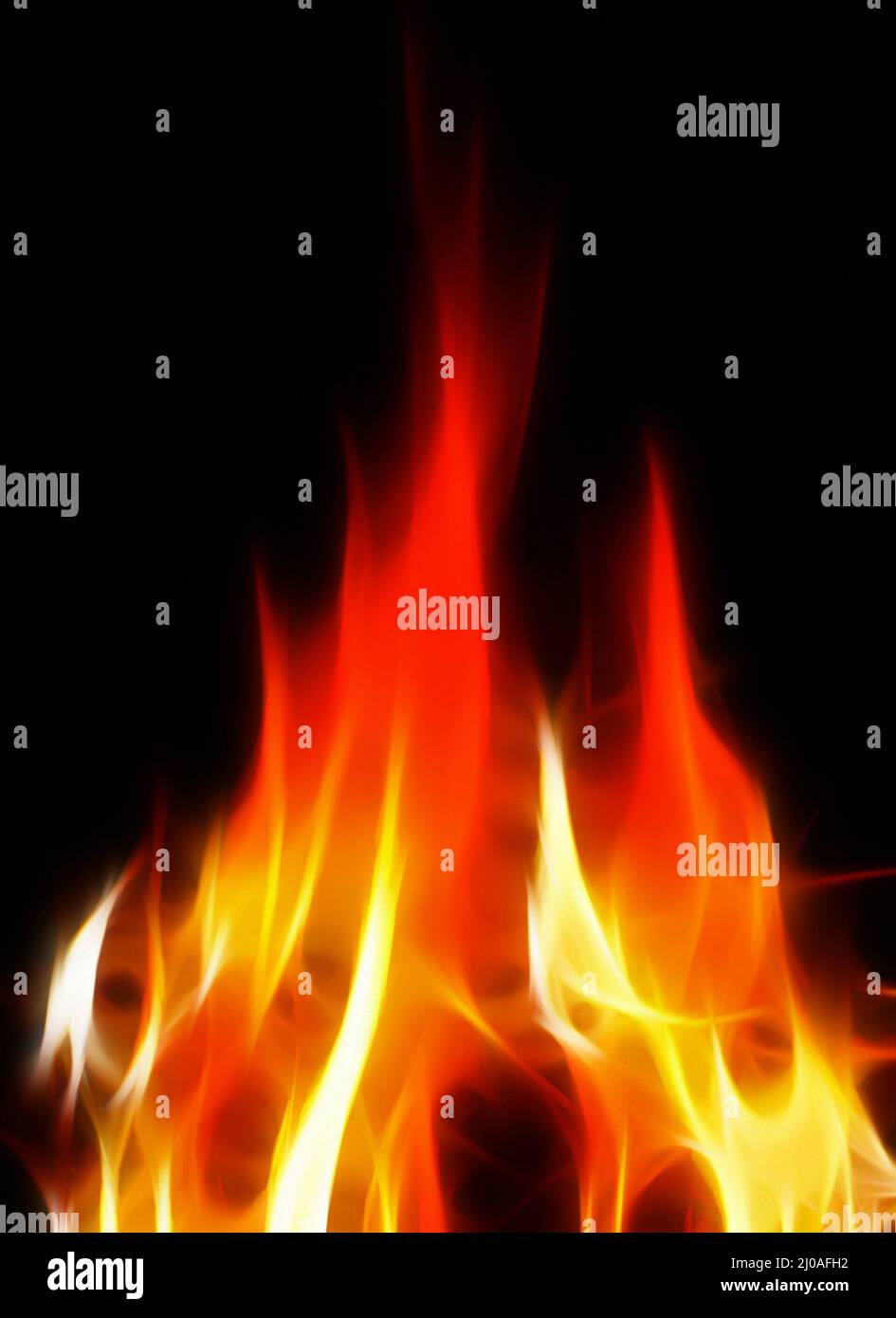 Bright fiery black fire light hi-res stock photography and images - Alamy