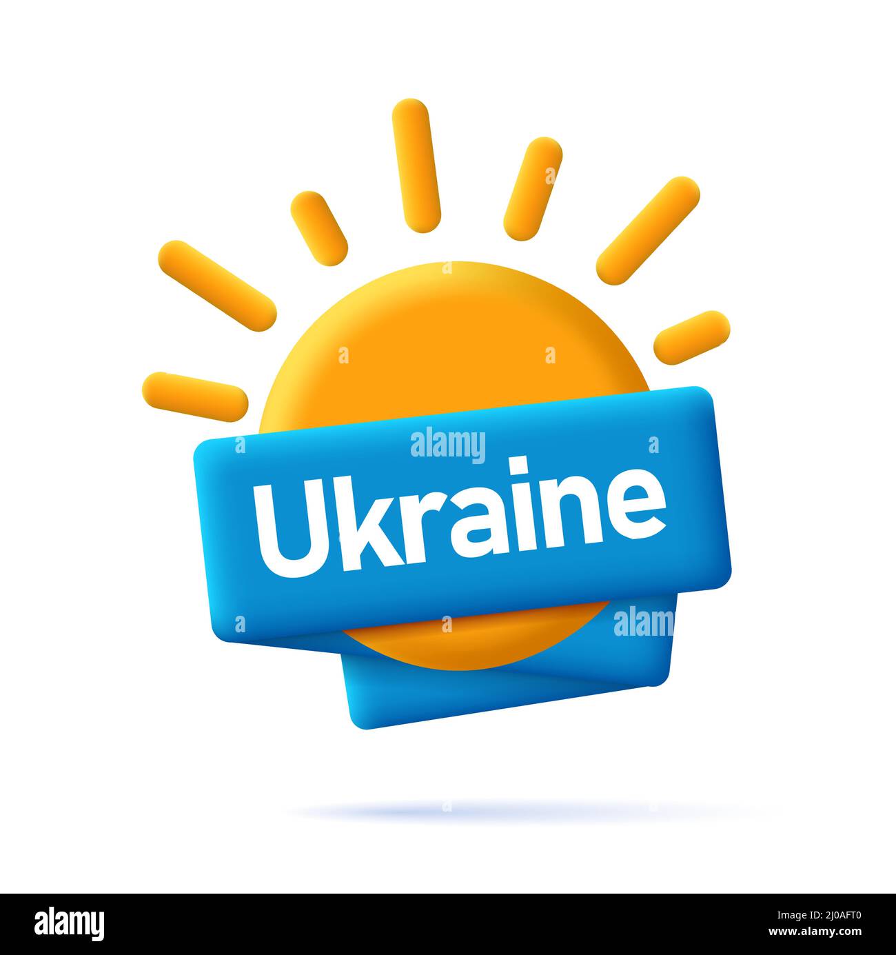 Patriotic ribbon icon in Stock Vector Images - Alamy