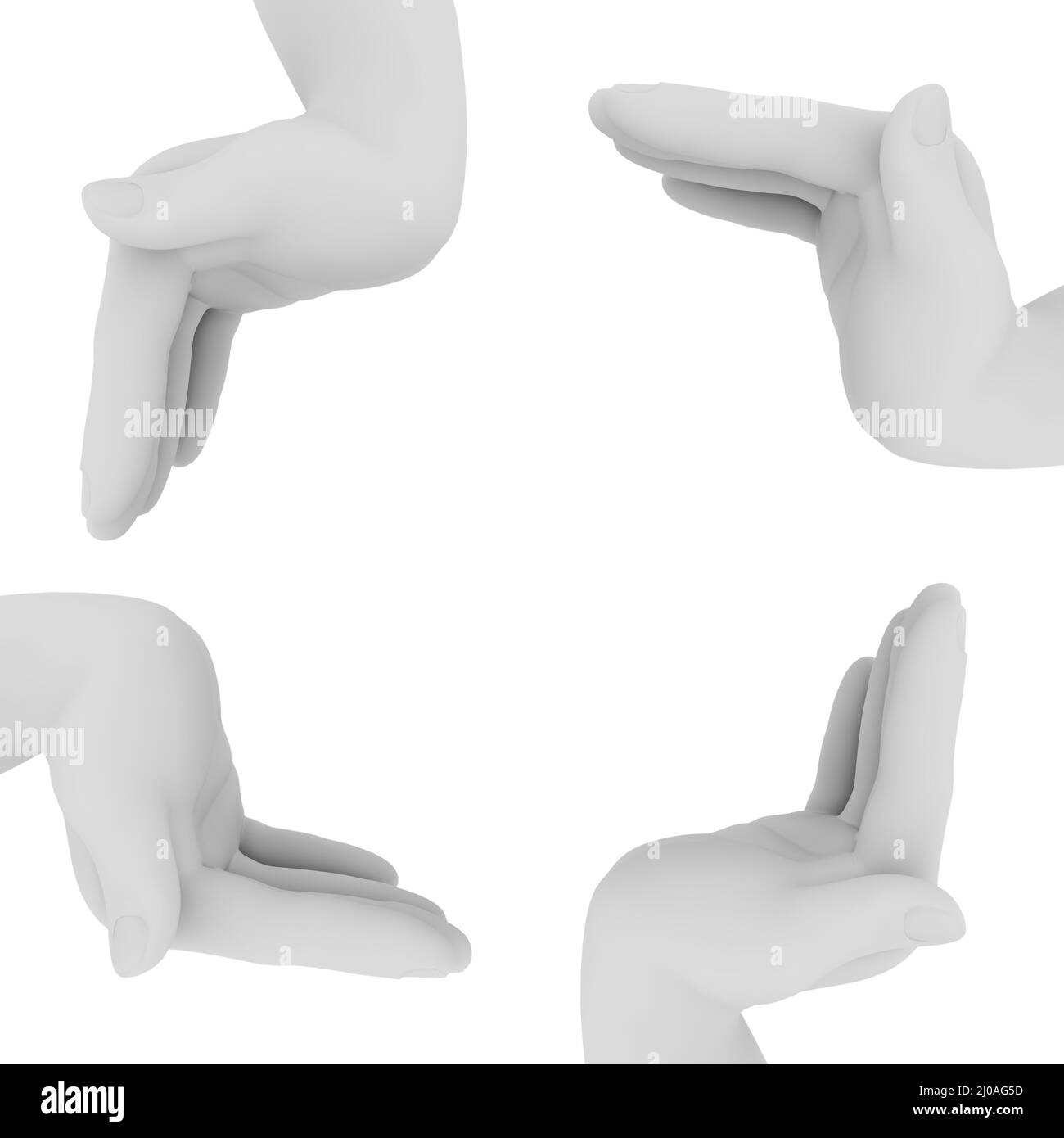 Protecting hands Cut Out Stock Images & Pictures - Alamy