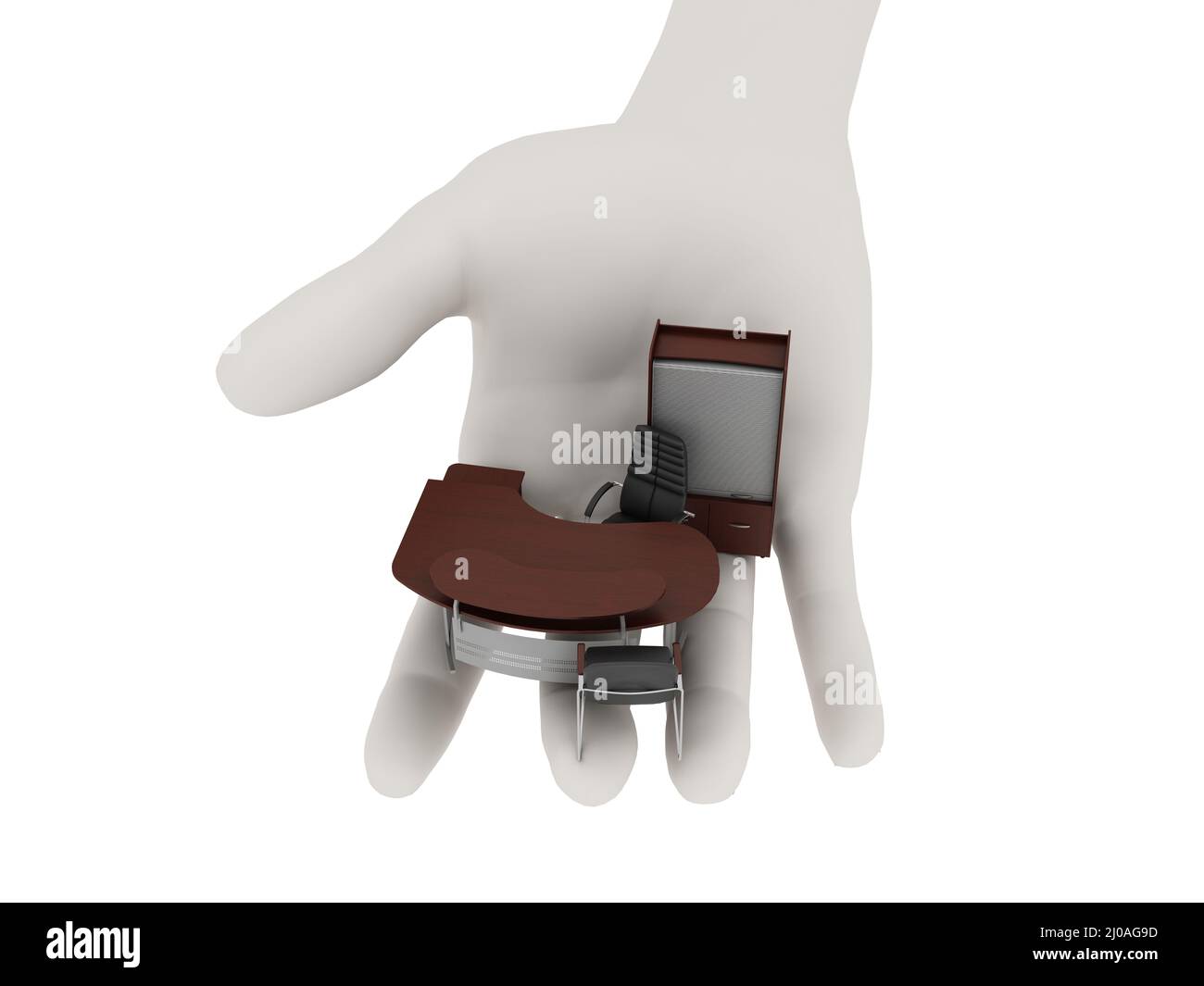 Table palm Cut Out Stock Images & Pictures - Alamy