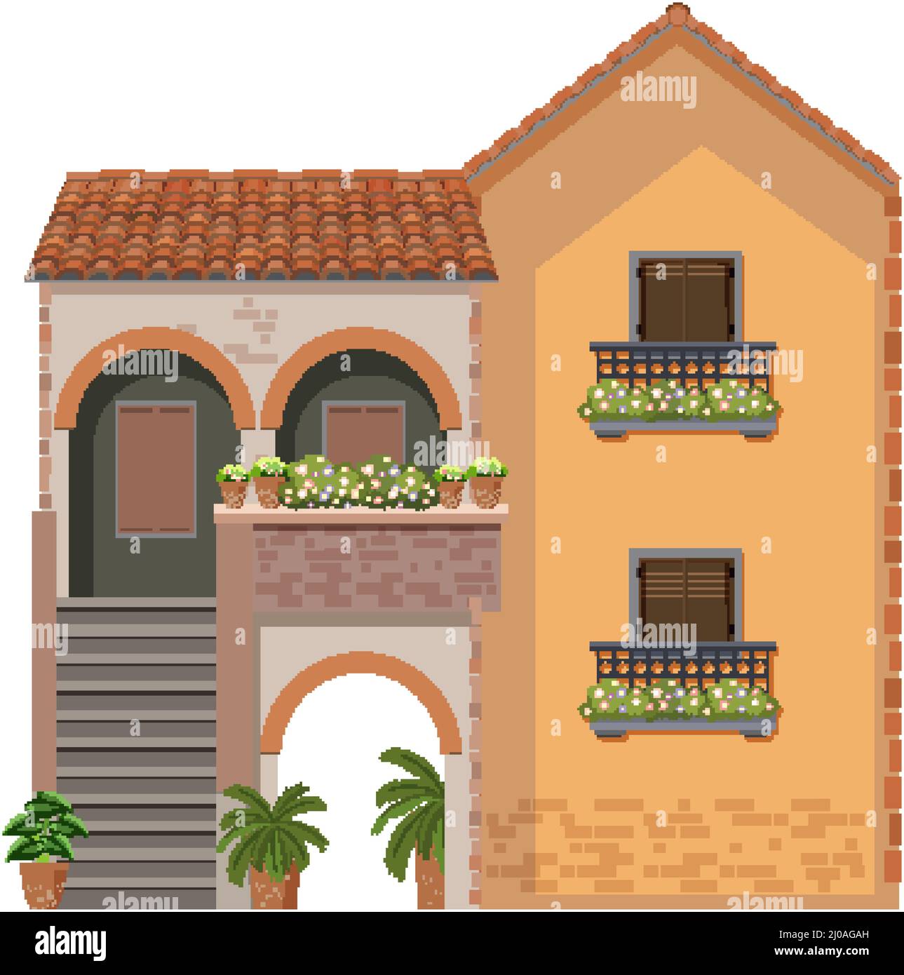 Traditional italian window Cut Out Stock Images & Pictures - Alamy