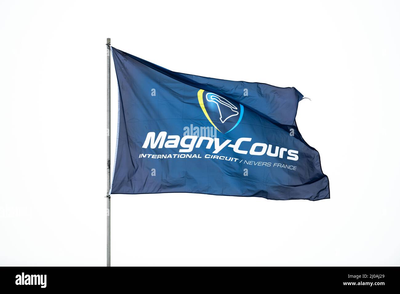 Magny Cours, France. 16th Mar, 2022. The words "Magny-Cours ...