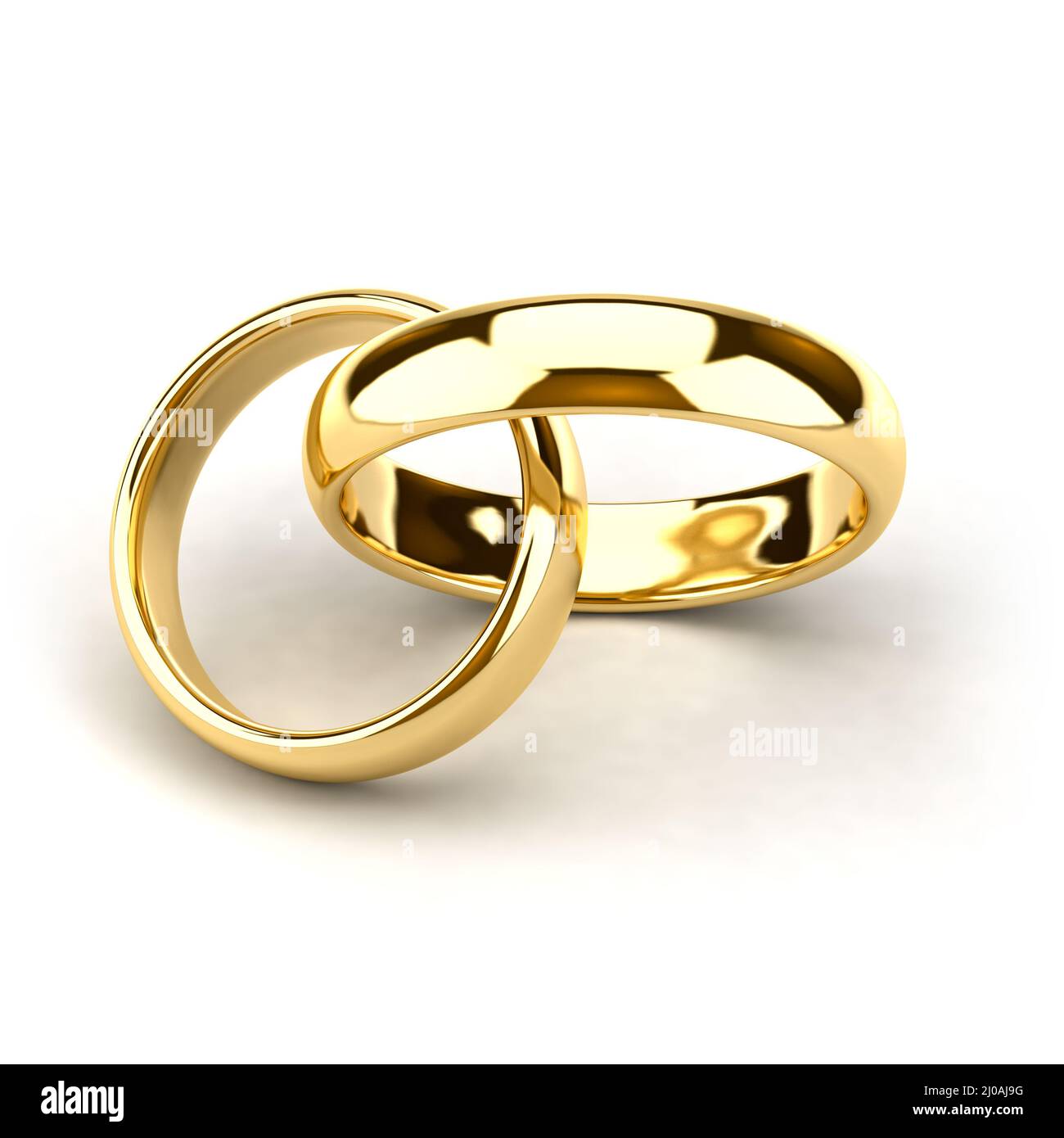3d wedding rings hi-res stock photography and images - Alamy