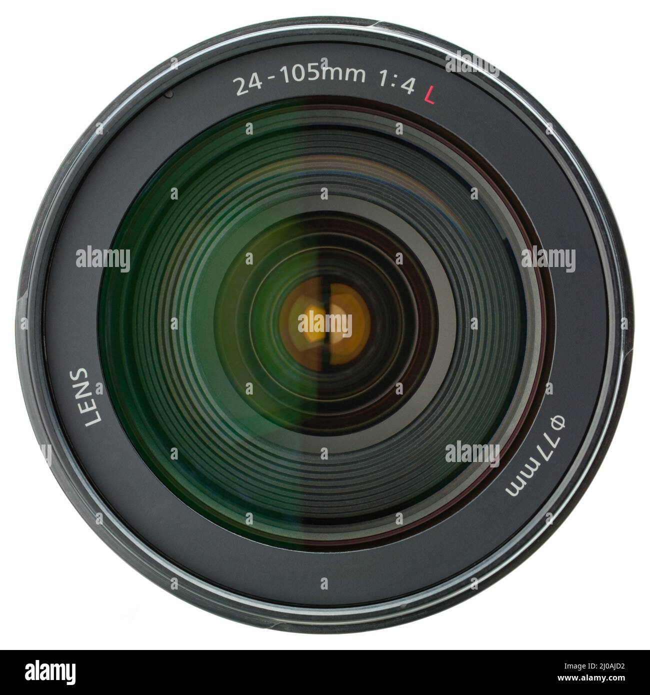 Camera lens isolated on white background Stock Photo - Alamy