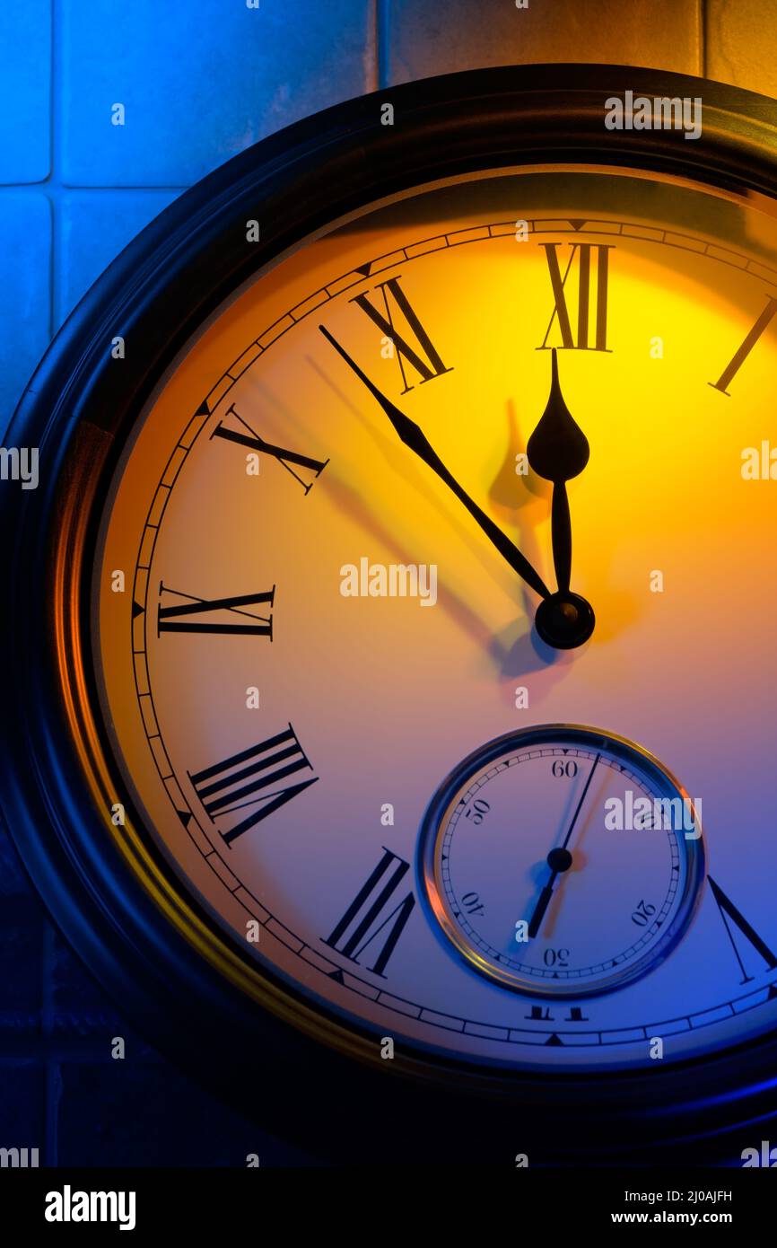 Colorful clock hi-res stock photography and images - Alamy