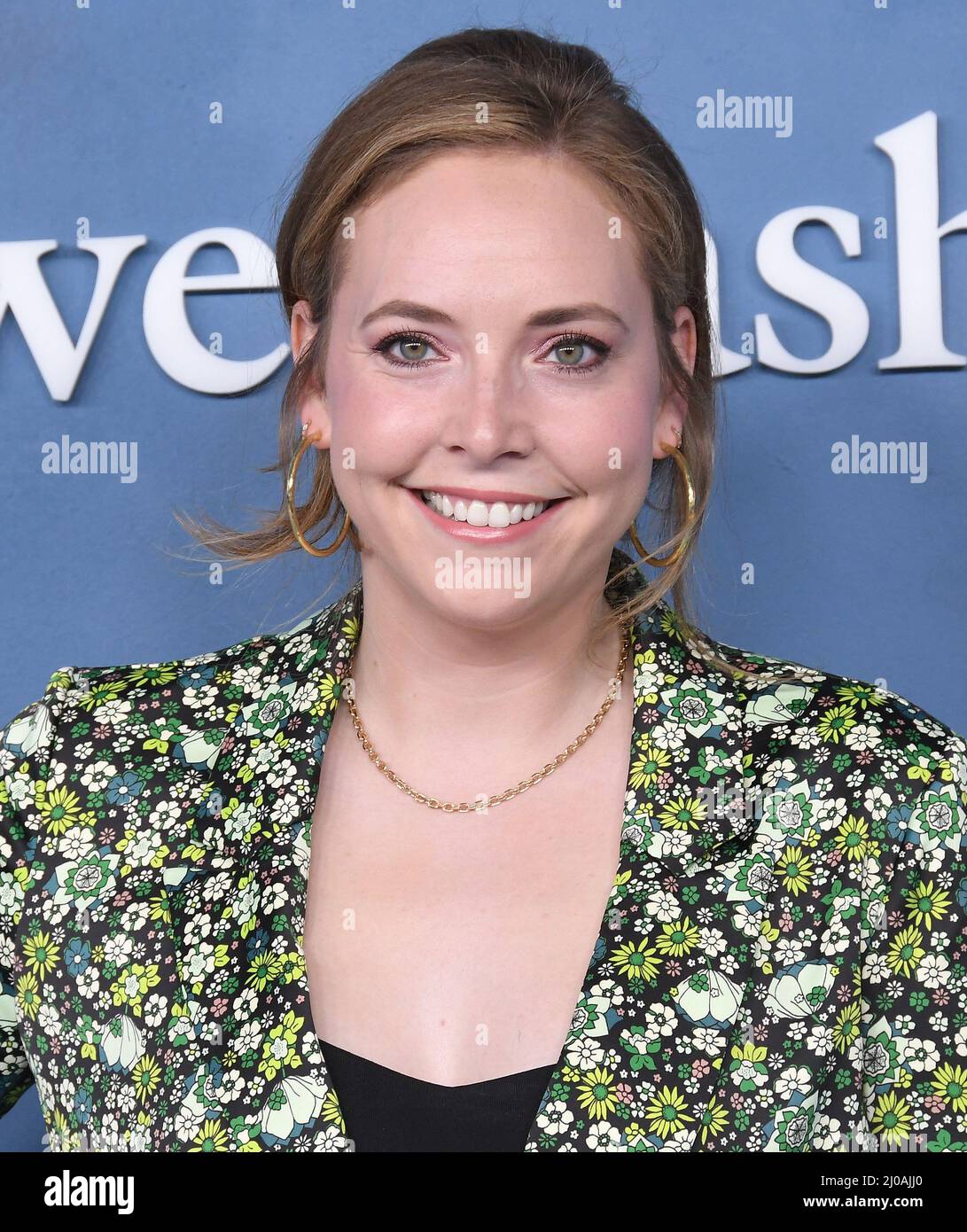 Los Angeles, USA. 17th Mar, 2022. Natalie Sandy arrives at Apple TV 's ...