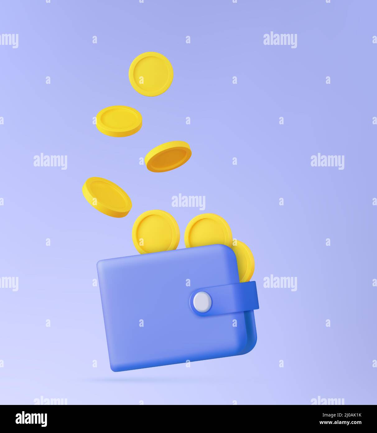 3d money saving holding wallet hi-res stock photography and images - Alamy