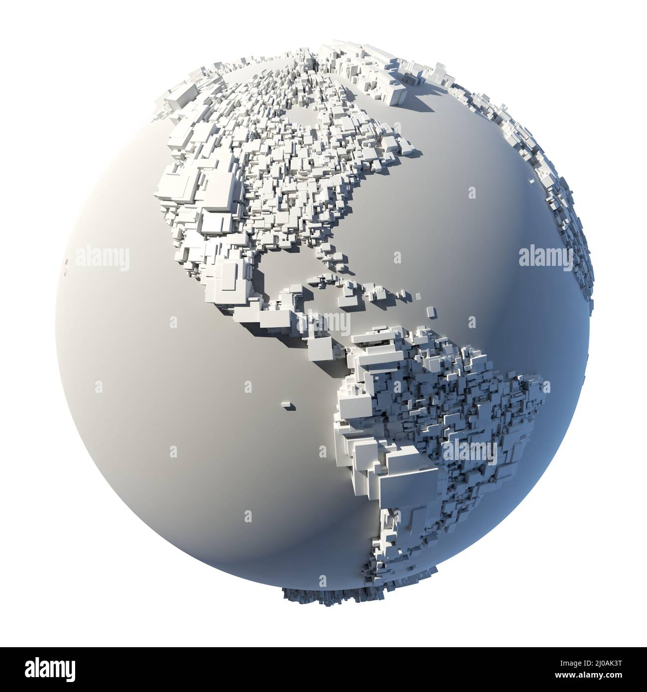 Cubic structure of the planet Earth Stock Photo - Alamy