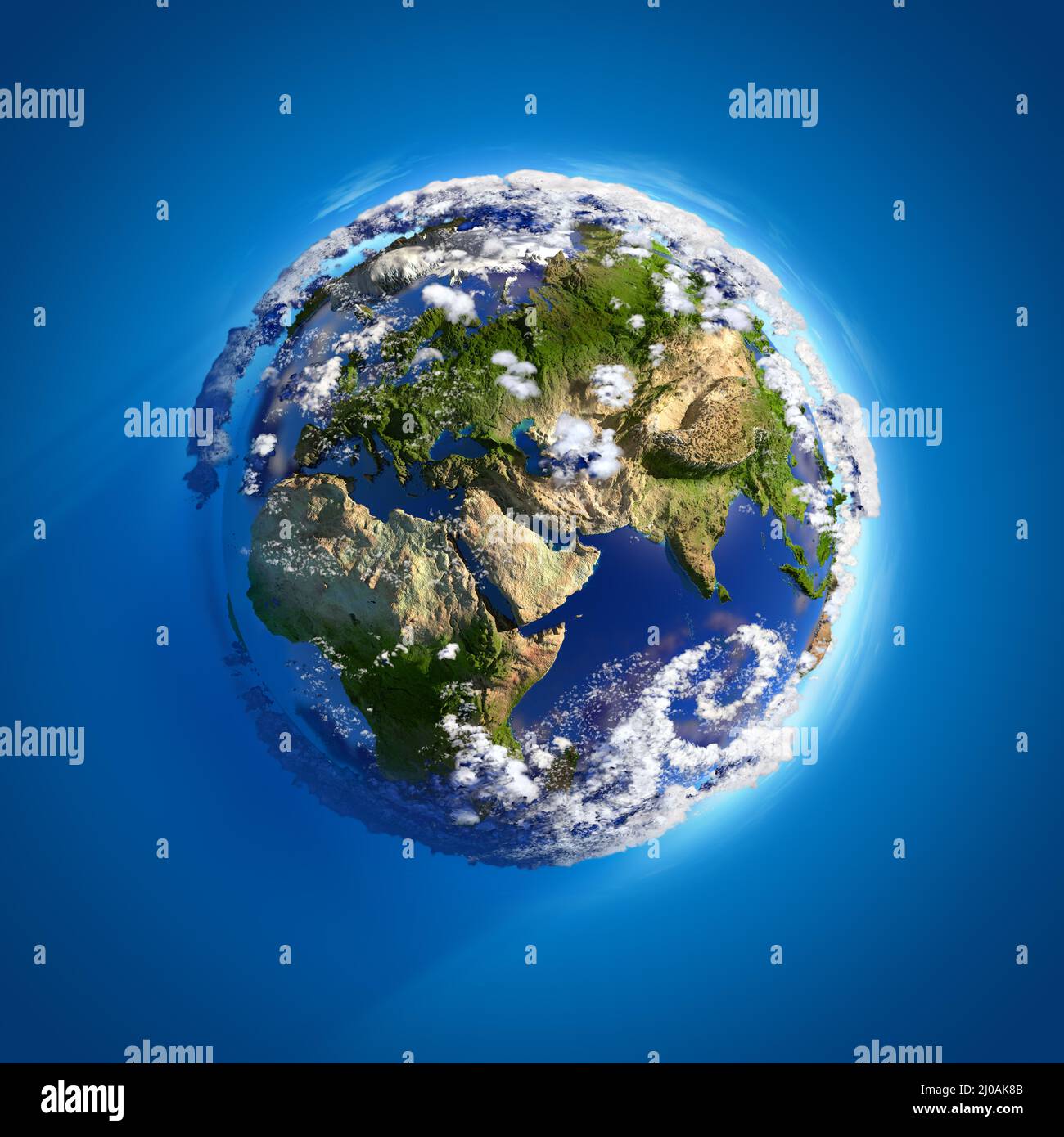 3d earth atmosphere hi-res stock photography and images - Alamy