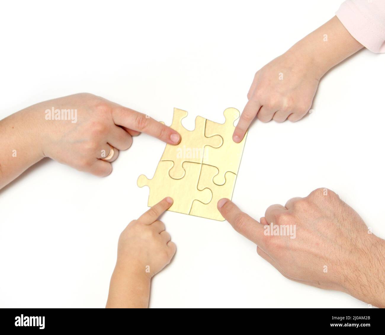 Four piece jigsaw puzzle hi-res stock photography and images - Alamy