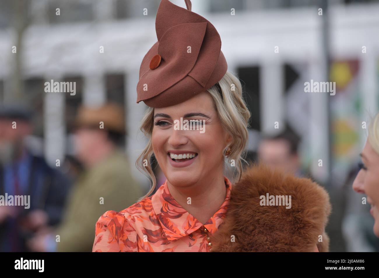 Day 1 of the Cheltenham Festival at Cheltenham Racecourse. Crowds ...