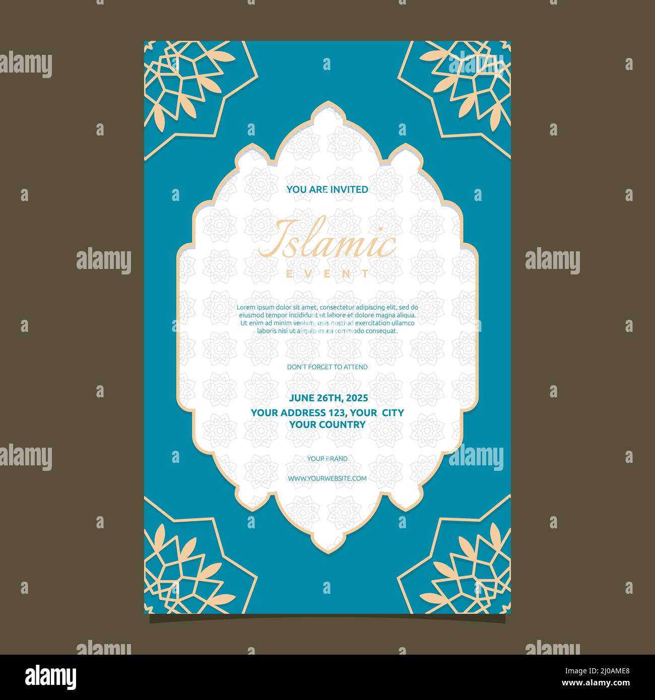 Islamic background vector vectors hi-res stock photography and images ...