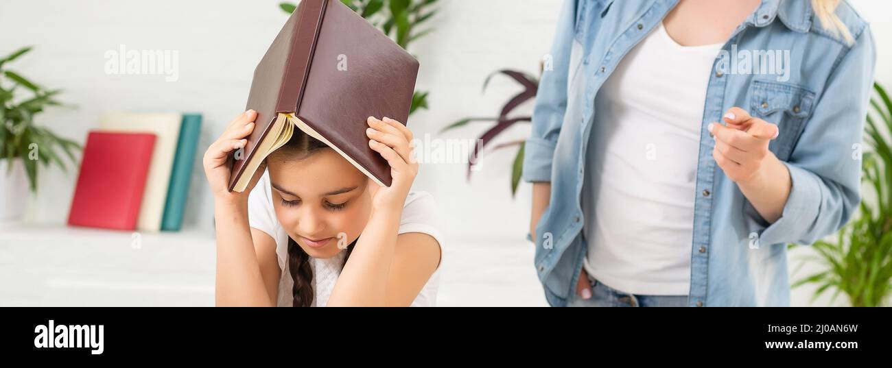 mother daughter study together at home Stock Photo - Alamy