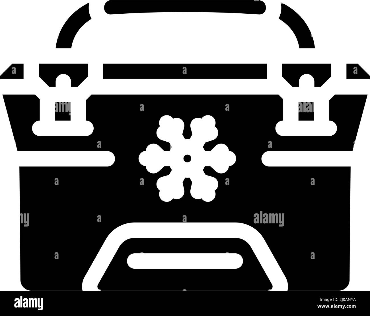 freezer bag glyph icon vector illustration Stock Vector Image & Art - Alamy