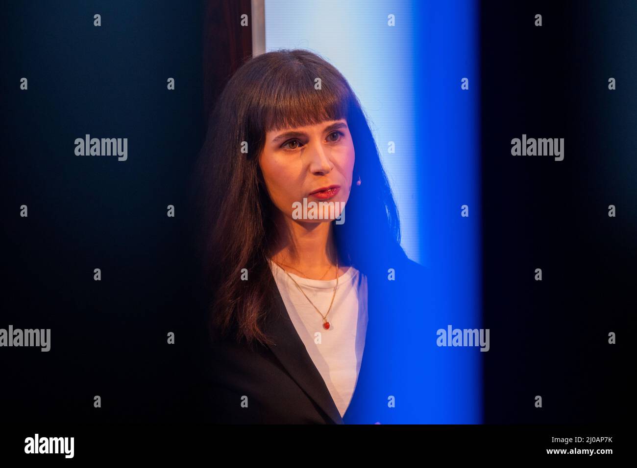 17 March 2022, Saarland, Saarbrücken: Lisa Becker (Bündnis 90/Die ...