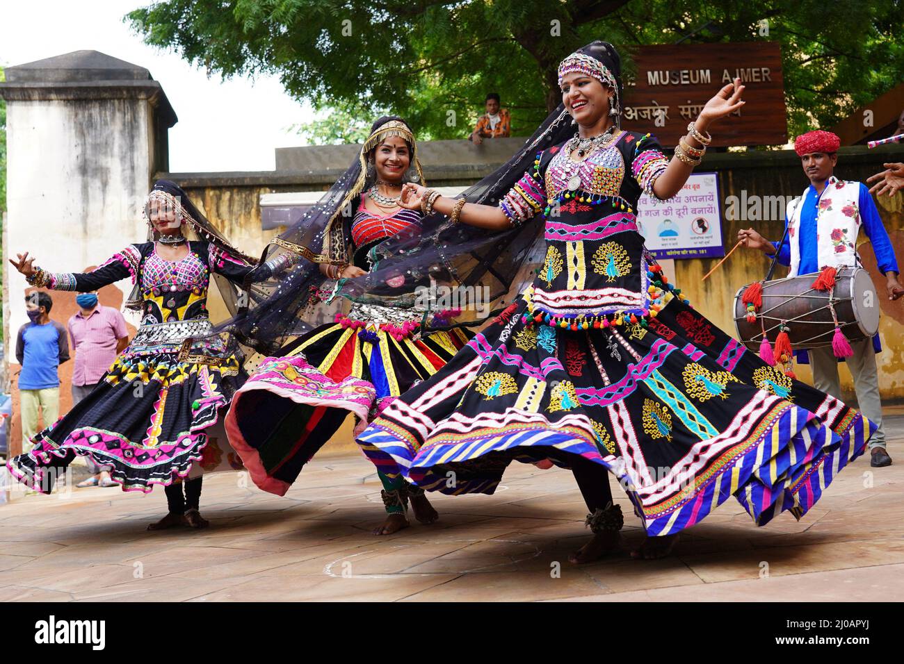 A Rajasthani Folk Artist Performs "Kalbeliya Dance" during the ...