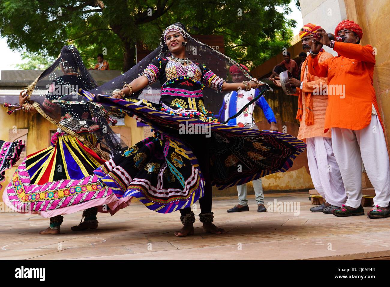A Rajasthani Folk Artist Performs "Kalbeliya Dance" during the ...