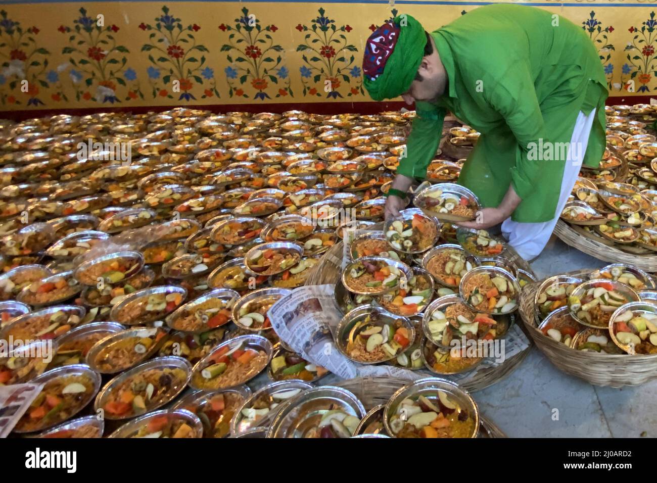 A man arrange food refreshment for pilgrims During Muharram inside the ...