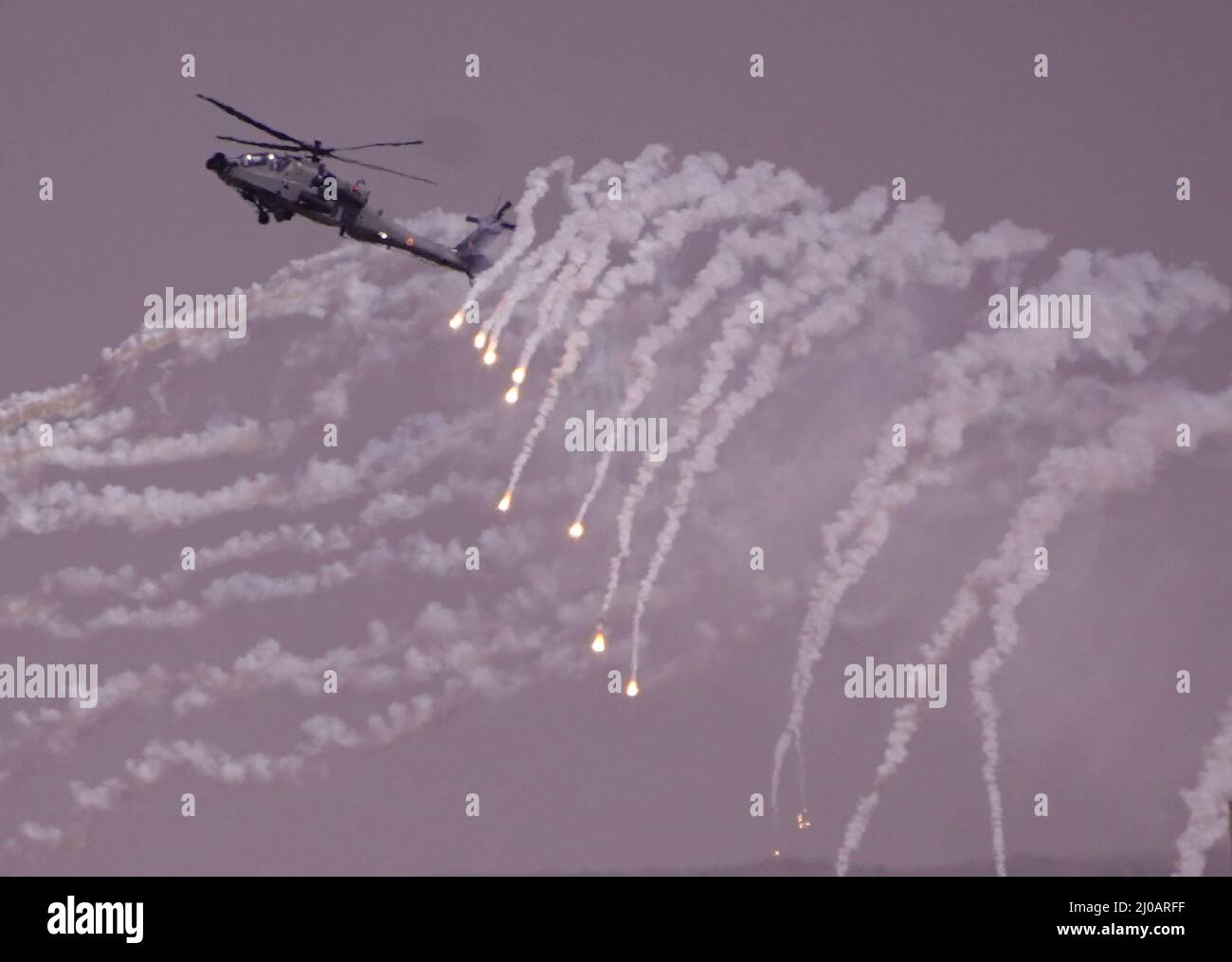 Indian Air Force (IAF) organises a Fire Power Demonstration during a ...