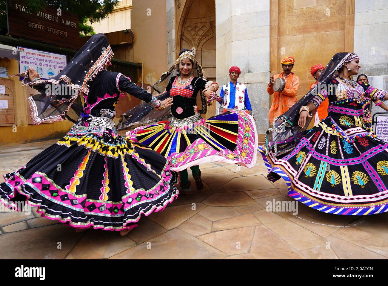 A Rajasthani Folk Artist Performs "Kalbeliya Dance" during the ...