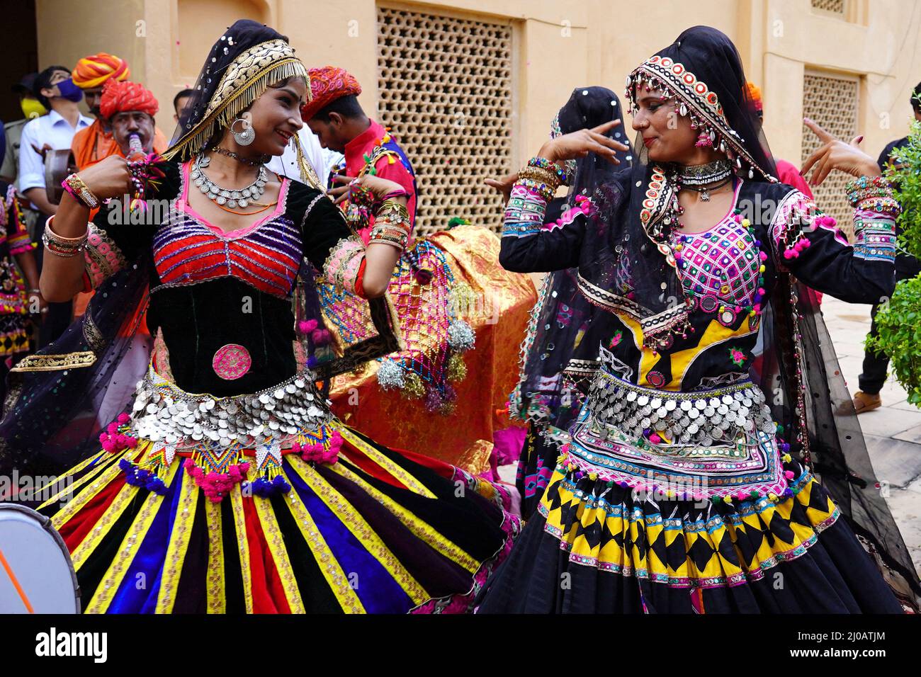 A Rajasthani Folk Artist Performs "Kalbeliya Dance" during the ...