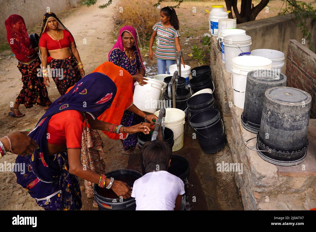 Piped water india hi-res stock photography and images - Alamy