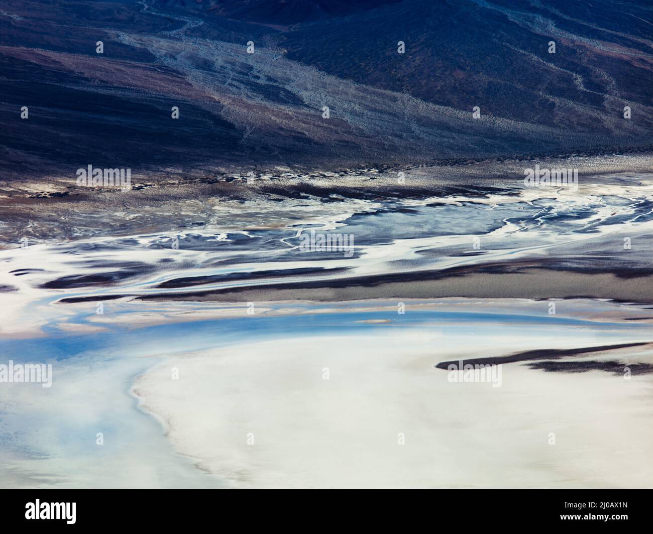 Abstract view of salt land Stock Photo - Alamy